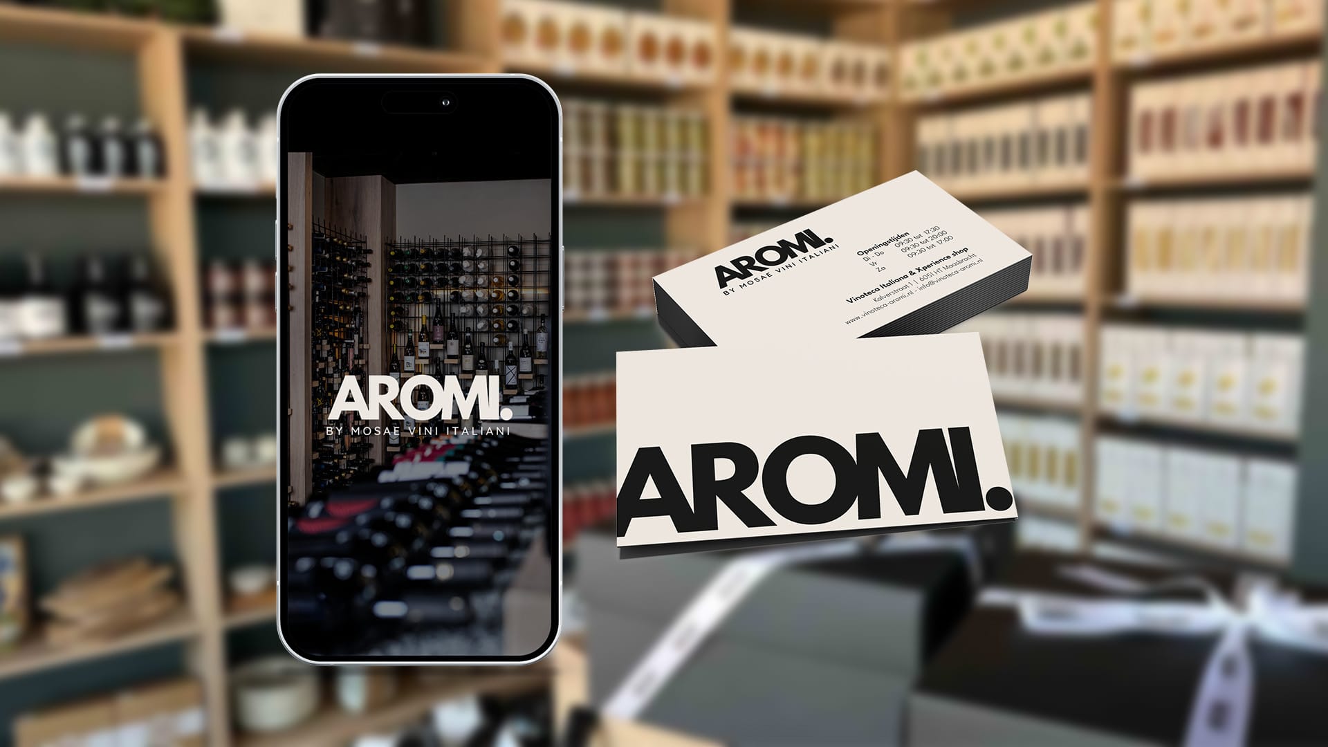 Aromi: Huisstijlontwikkeling & Website - Glendi